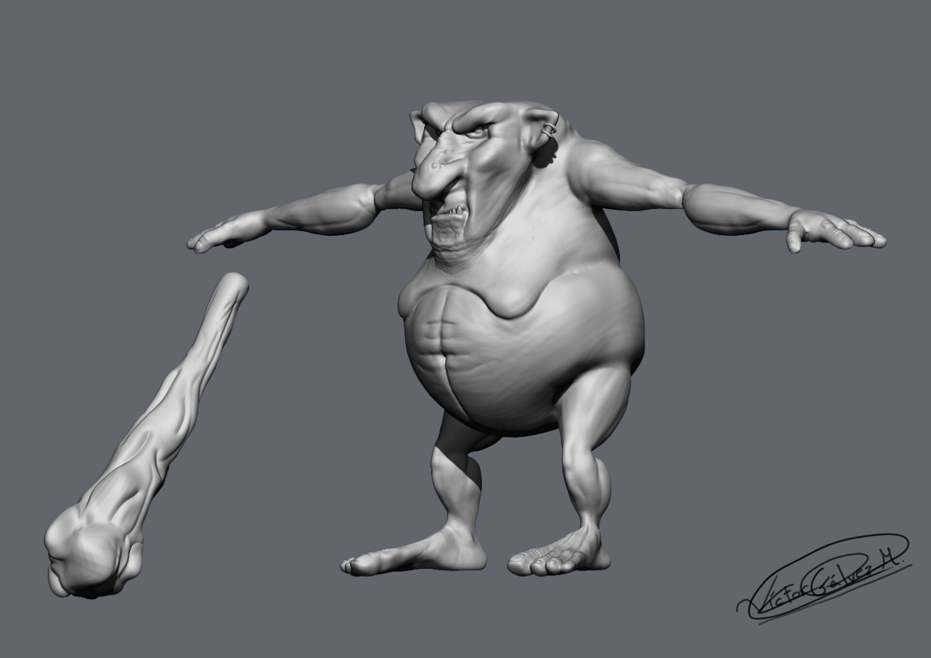 ArtStation - Troll 3D Modelling
