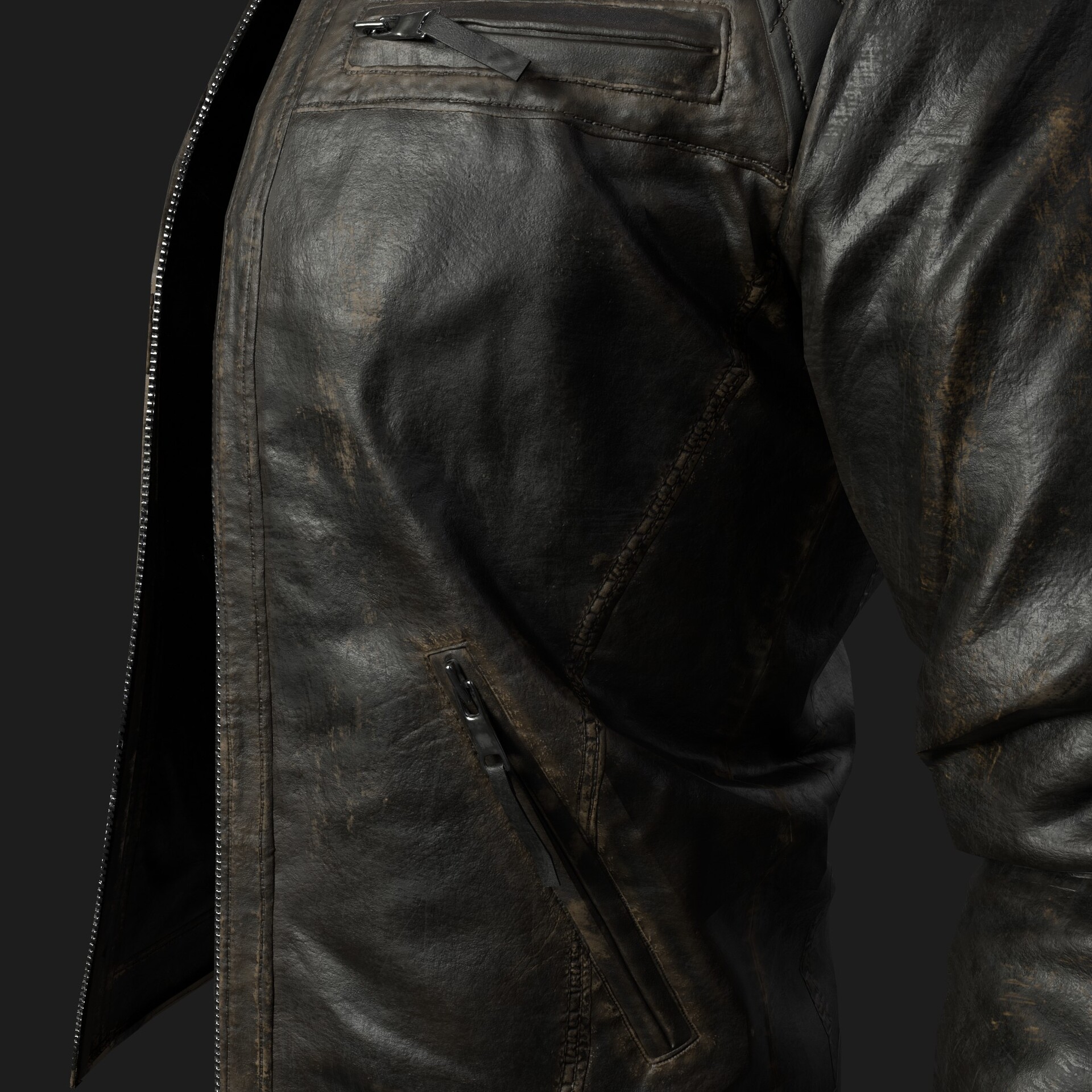 ArtStation - Leather jacket