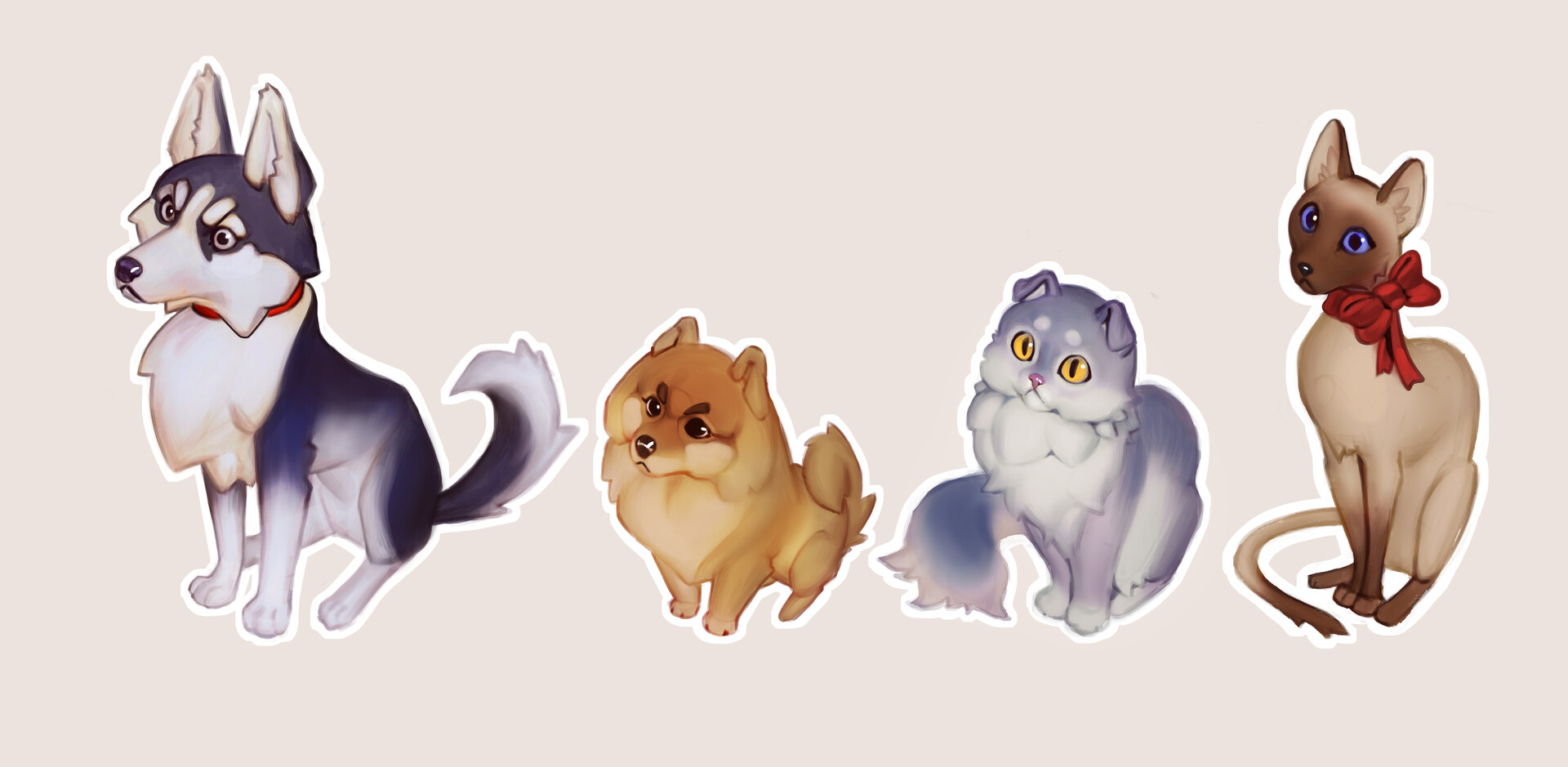 ArtStation - pets sprites