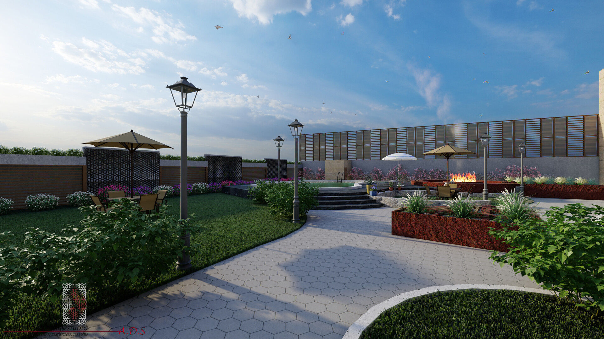 ArtStation - Shaheen Crew Hut|Landscape Design