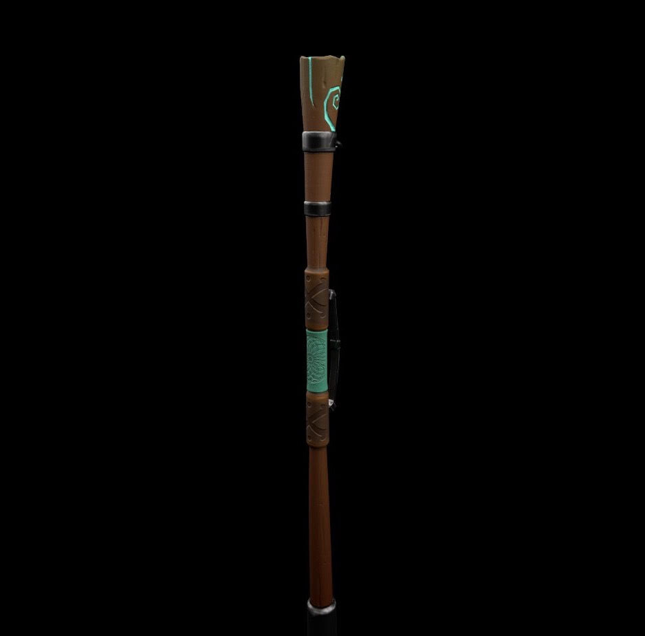ArtStation - Wooden Sea-Staff