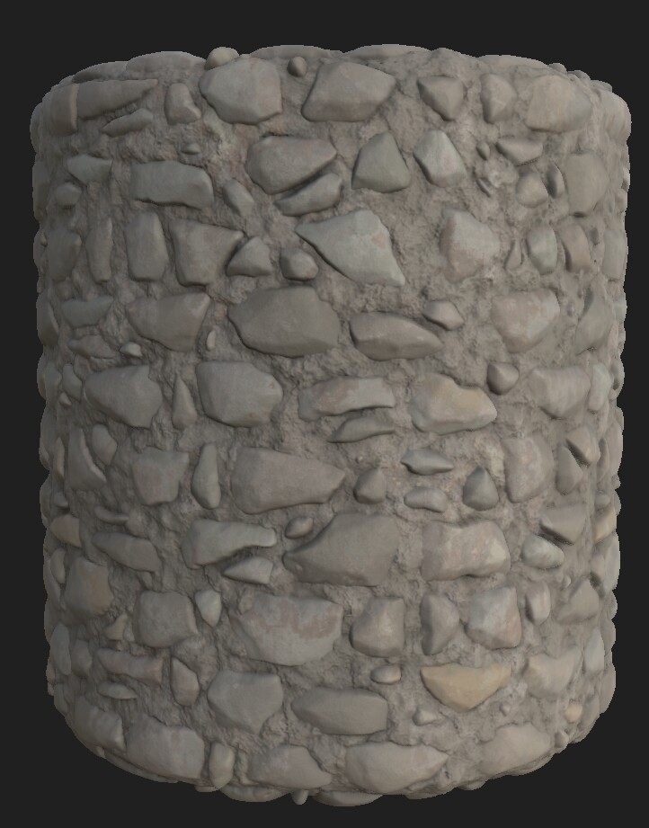 ArtStation - Rock Wall (Substance designer)