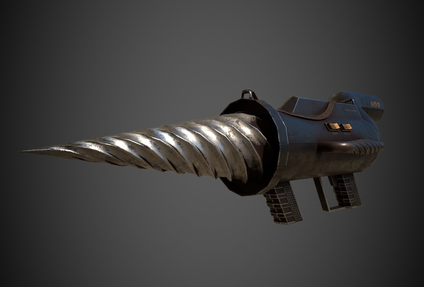 ArtStation - Industrial Drill Gun