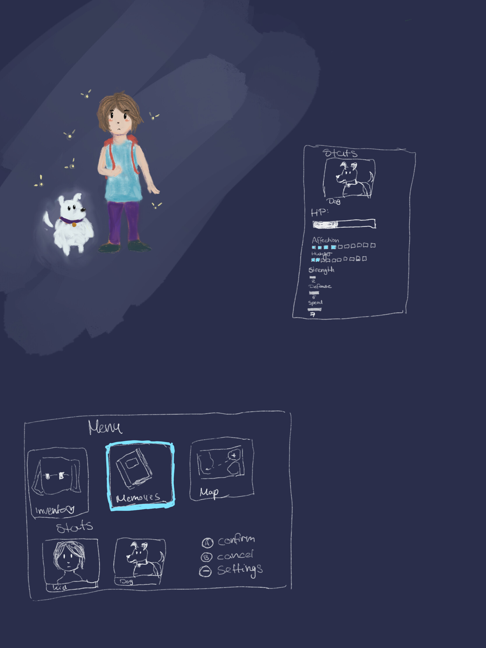 ArtStation - UI/Character design