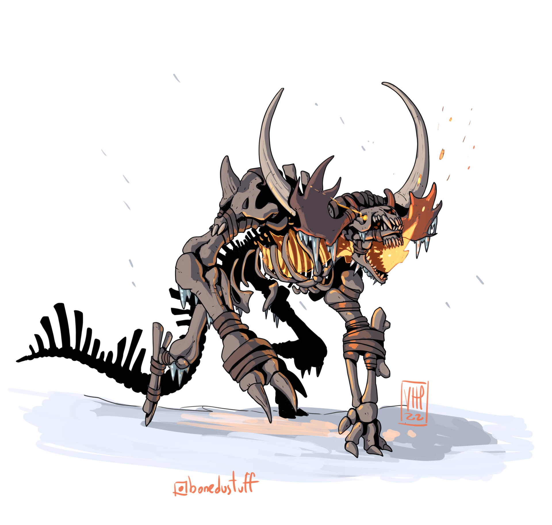 ArtStation - Bone totem + ice age concepts2