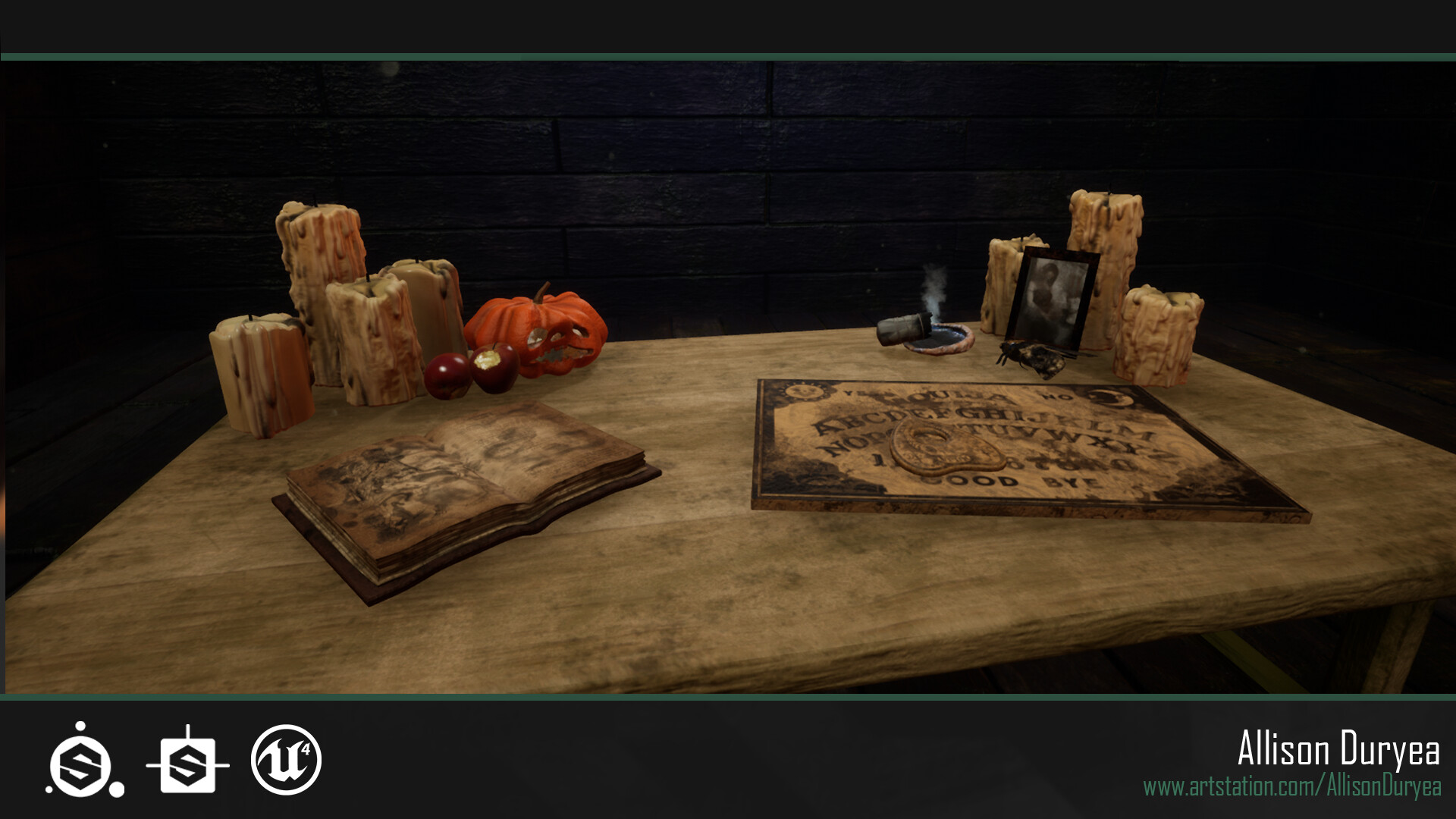 Allison Duryea - Seance Table Material Decay Exploration