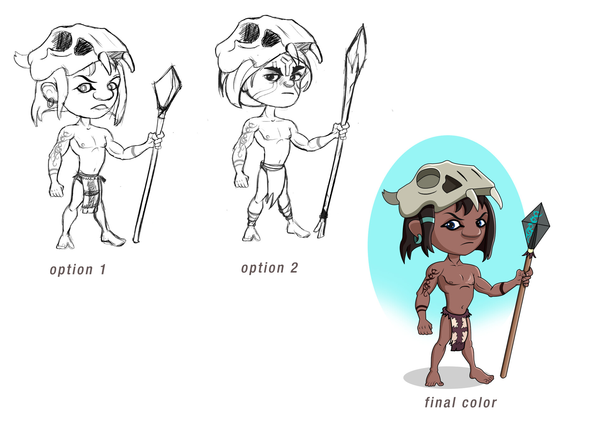 ArtStation - Cherokee - the tribal kid