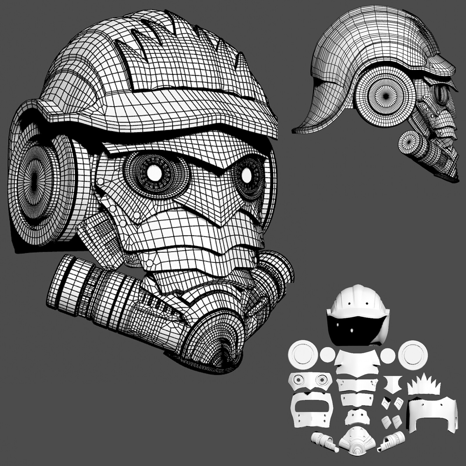 Star Lord Maske Pepakura