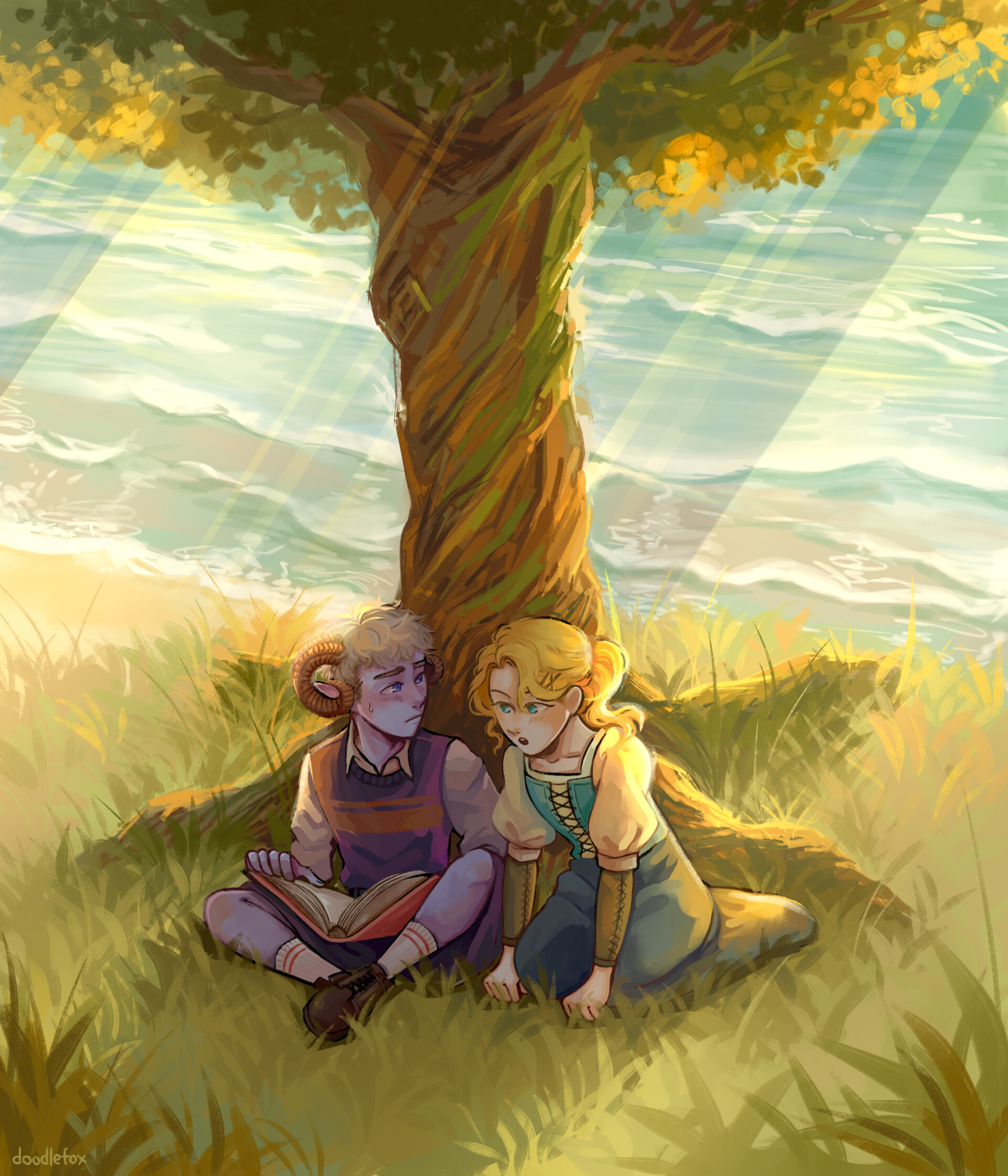 ArtStation - Under the Tree Commission