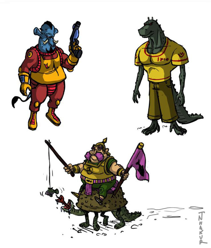 ArtStation - 2D art character design