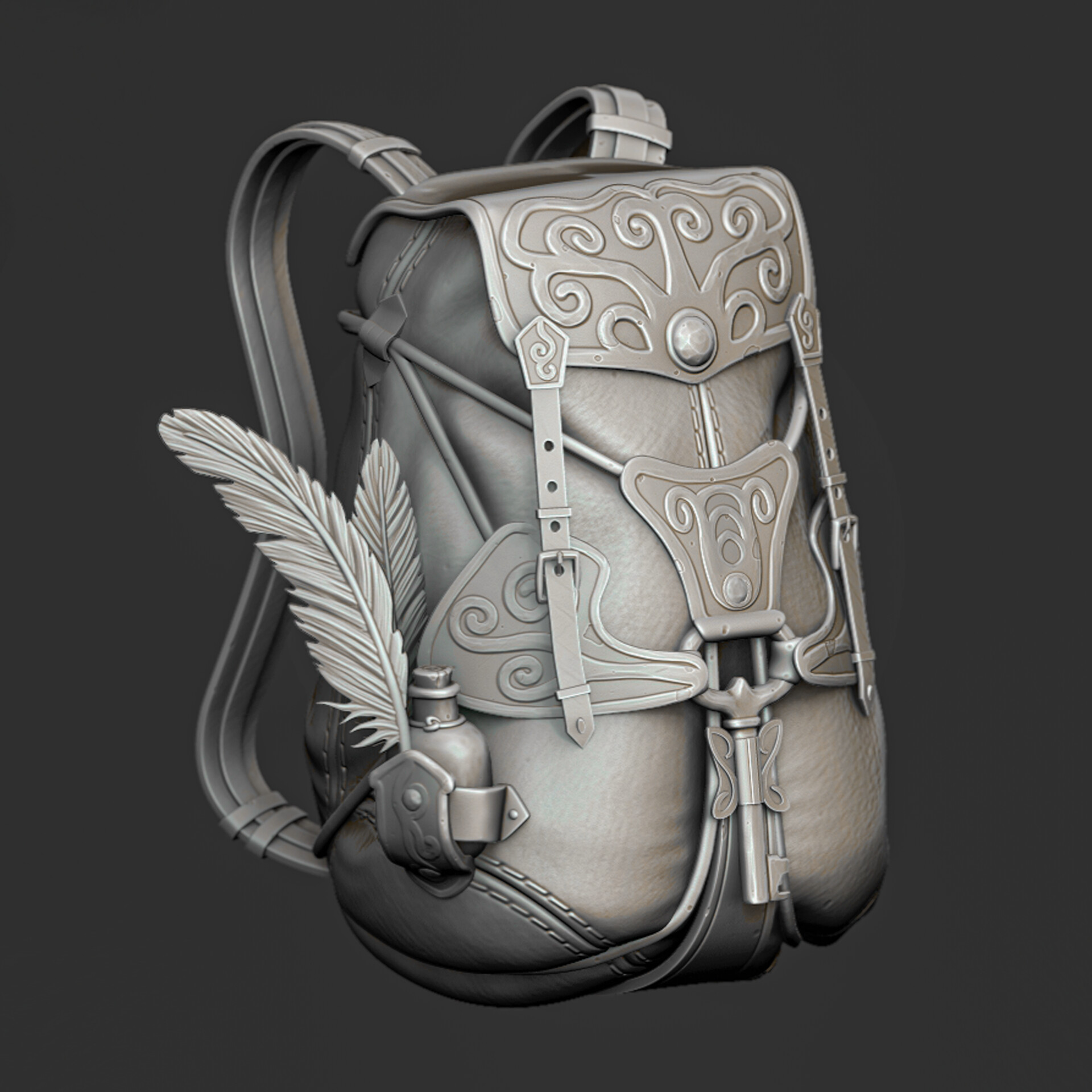 ArtStation - SpeedSculpt Travel backpack