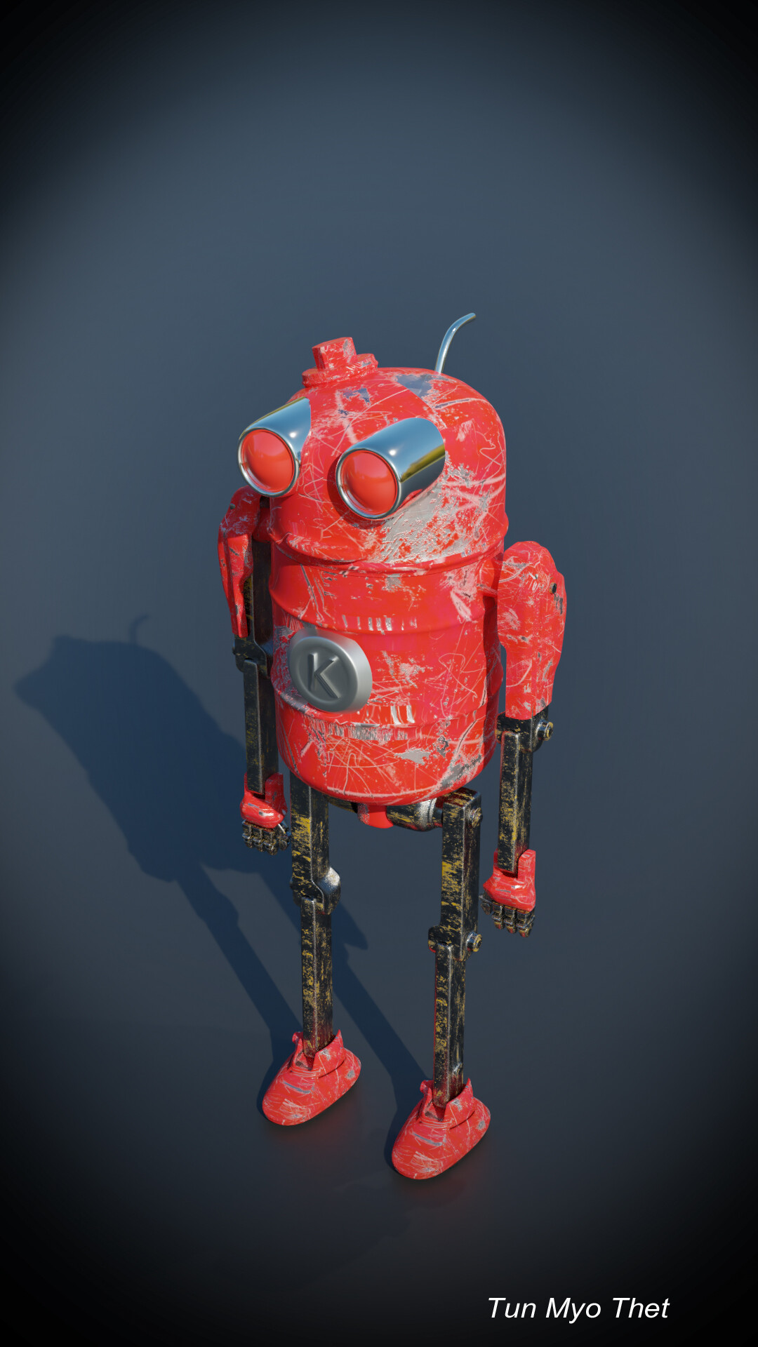 ArtStation - Iron robot