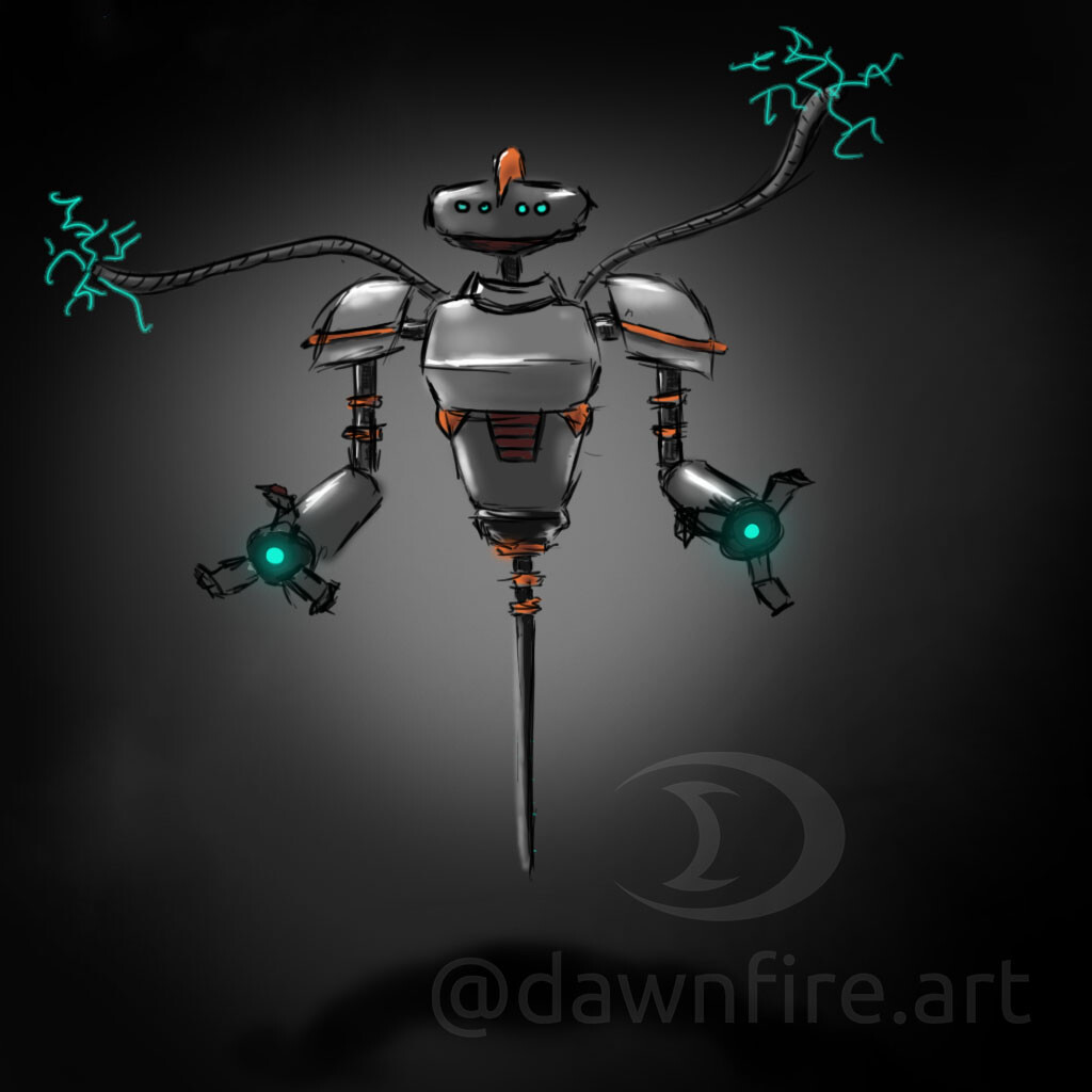 ArtStation - Robot Support Character Concept