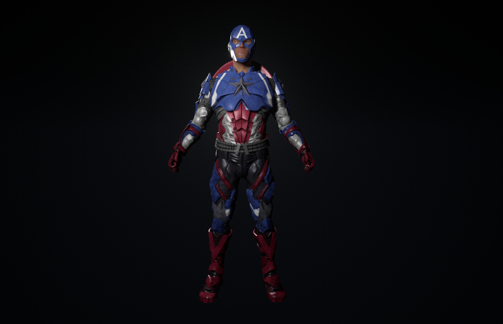 ArtStation - Captain America Superhero - MARVEL | 3D Character