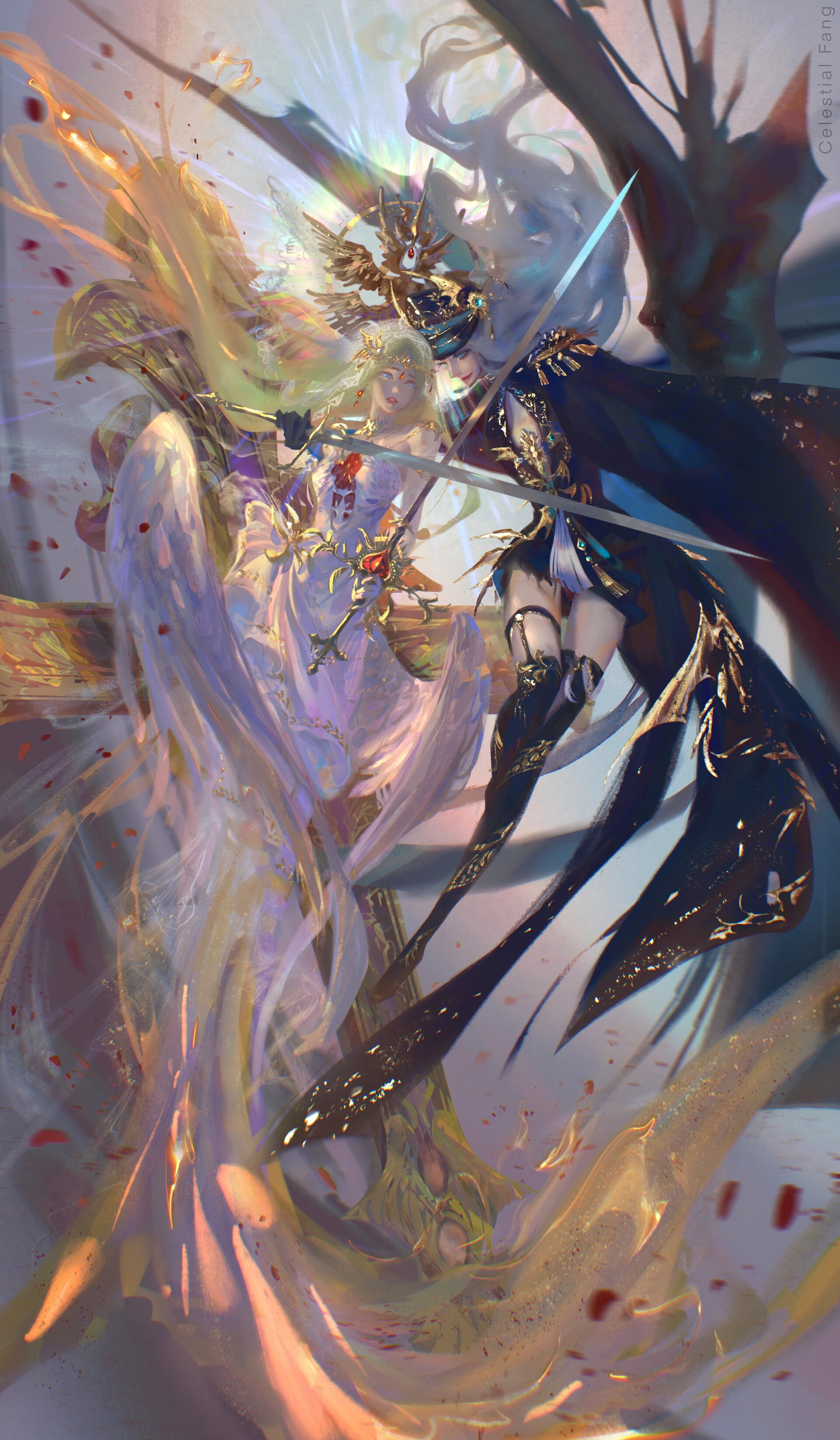 ArtStation - Duel of Angels