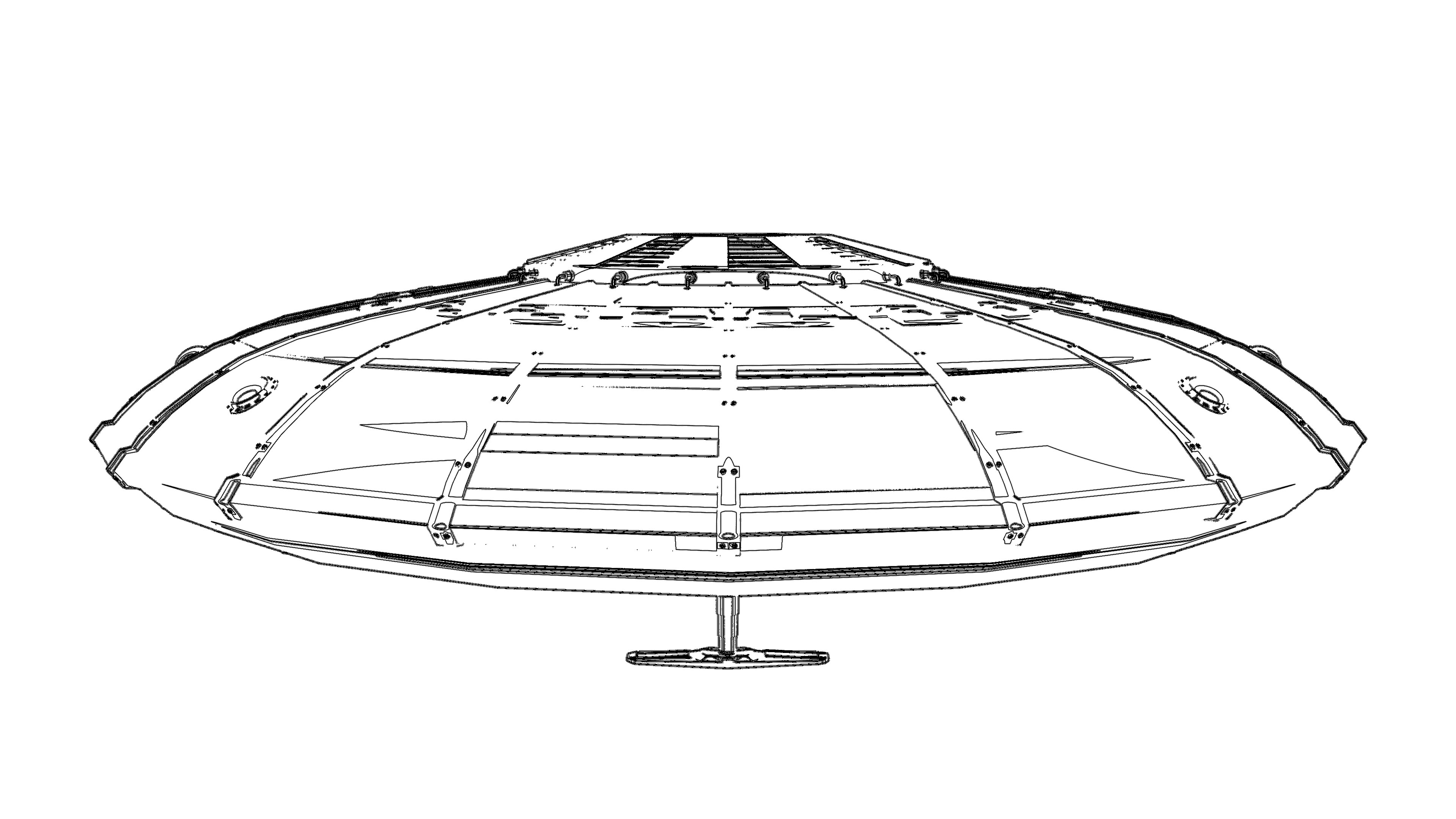Flying Saucer Drawing