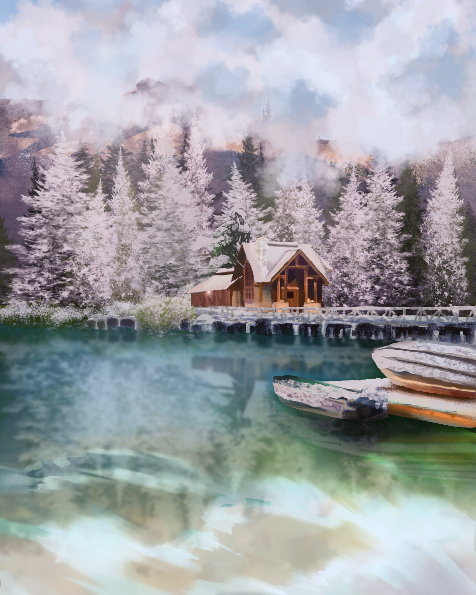 ArtStation - Winter environment