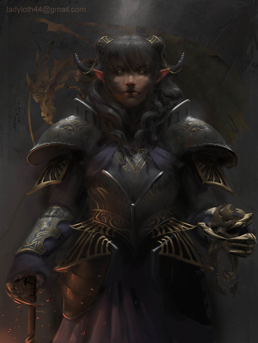 ArtStation - Nezarah, Demon Empress