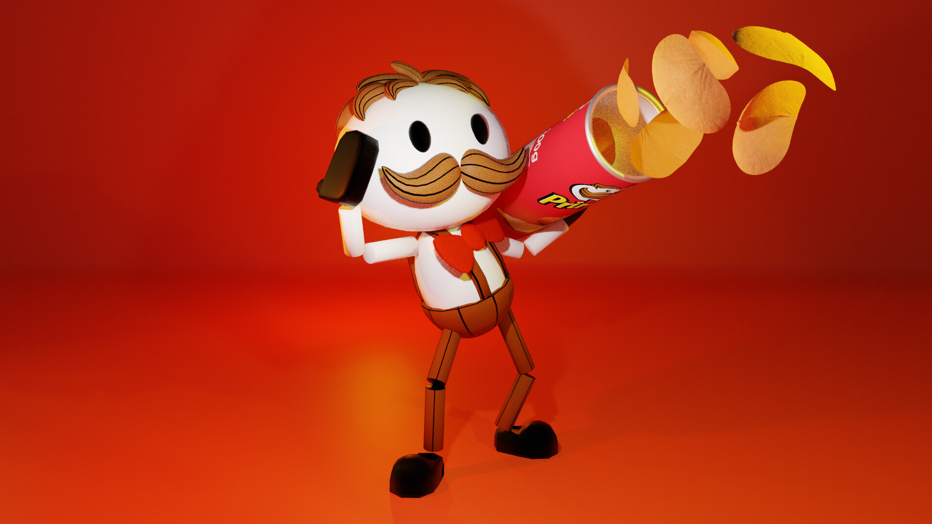 ArtStation - Pringle Man 3D model