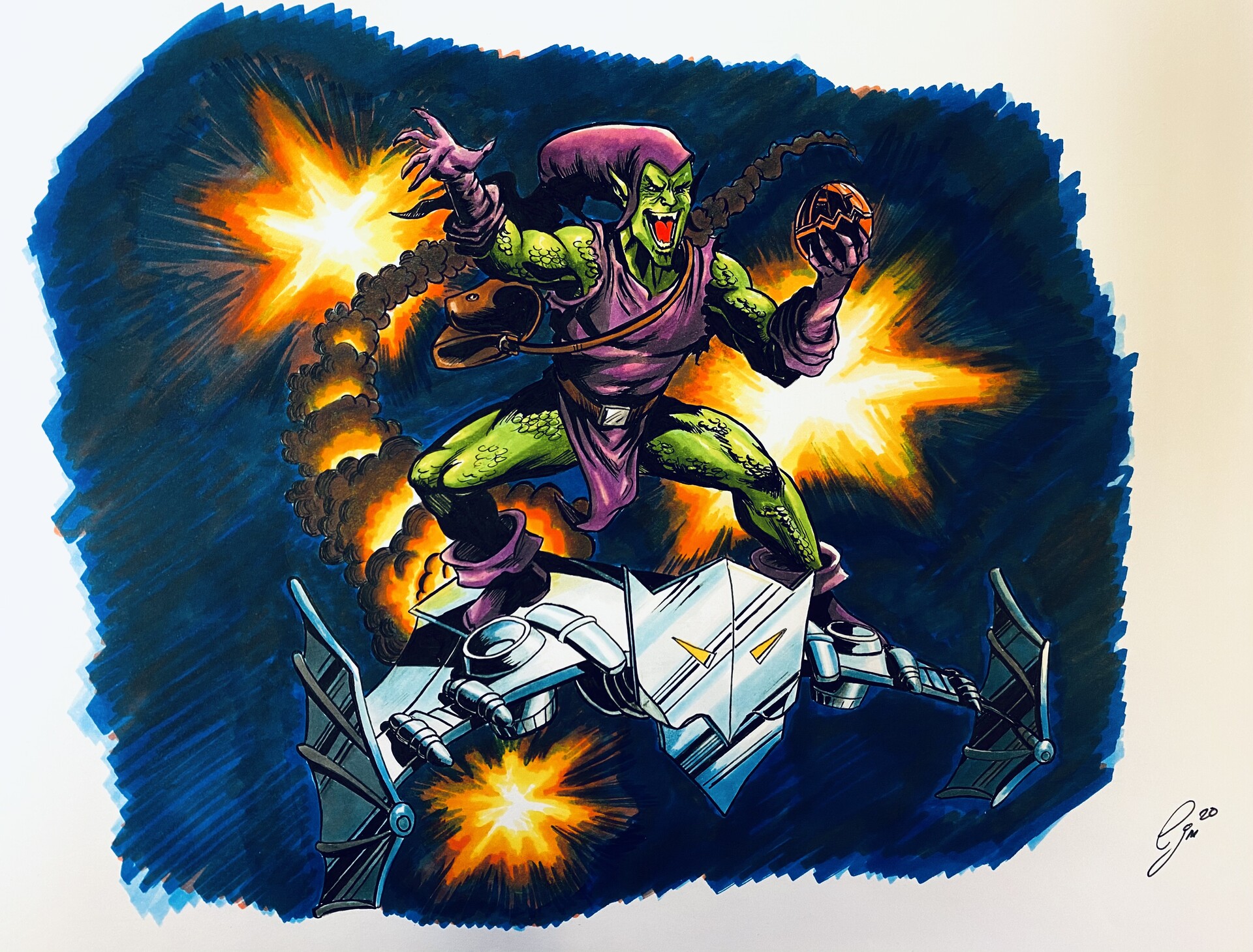 ArtStation - Green Goblin.....Boom!!