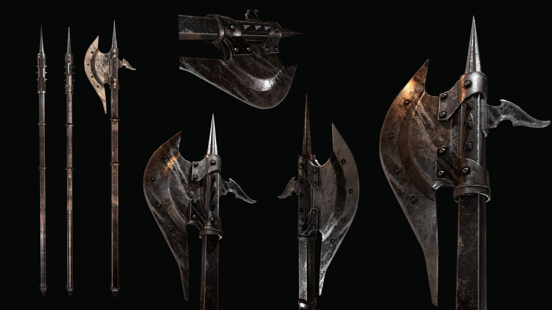 Maxime Genest - Conquistador's halberd