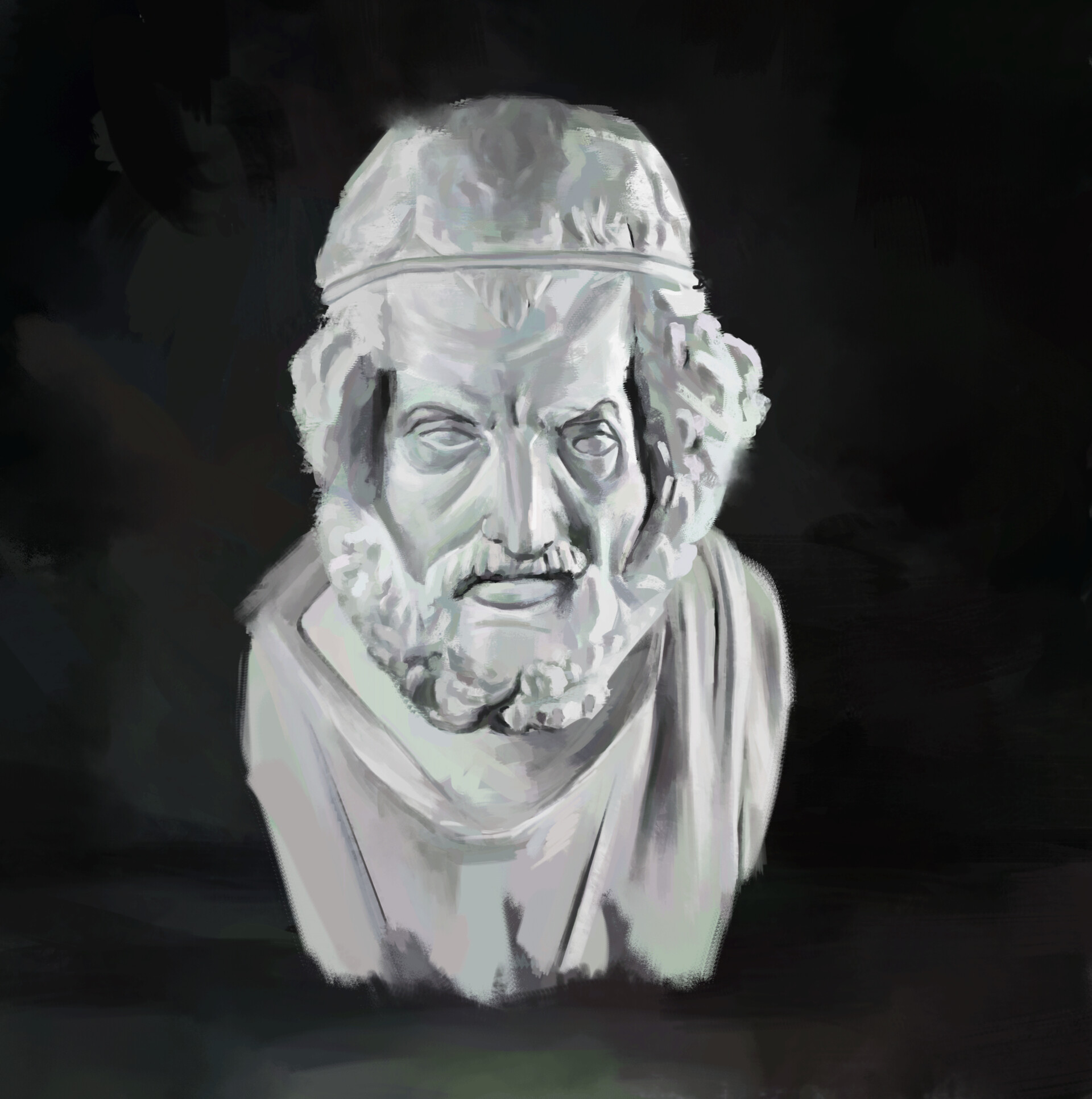 ArtStation - Bust of Homer (Study)