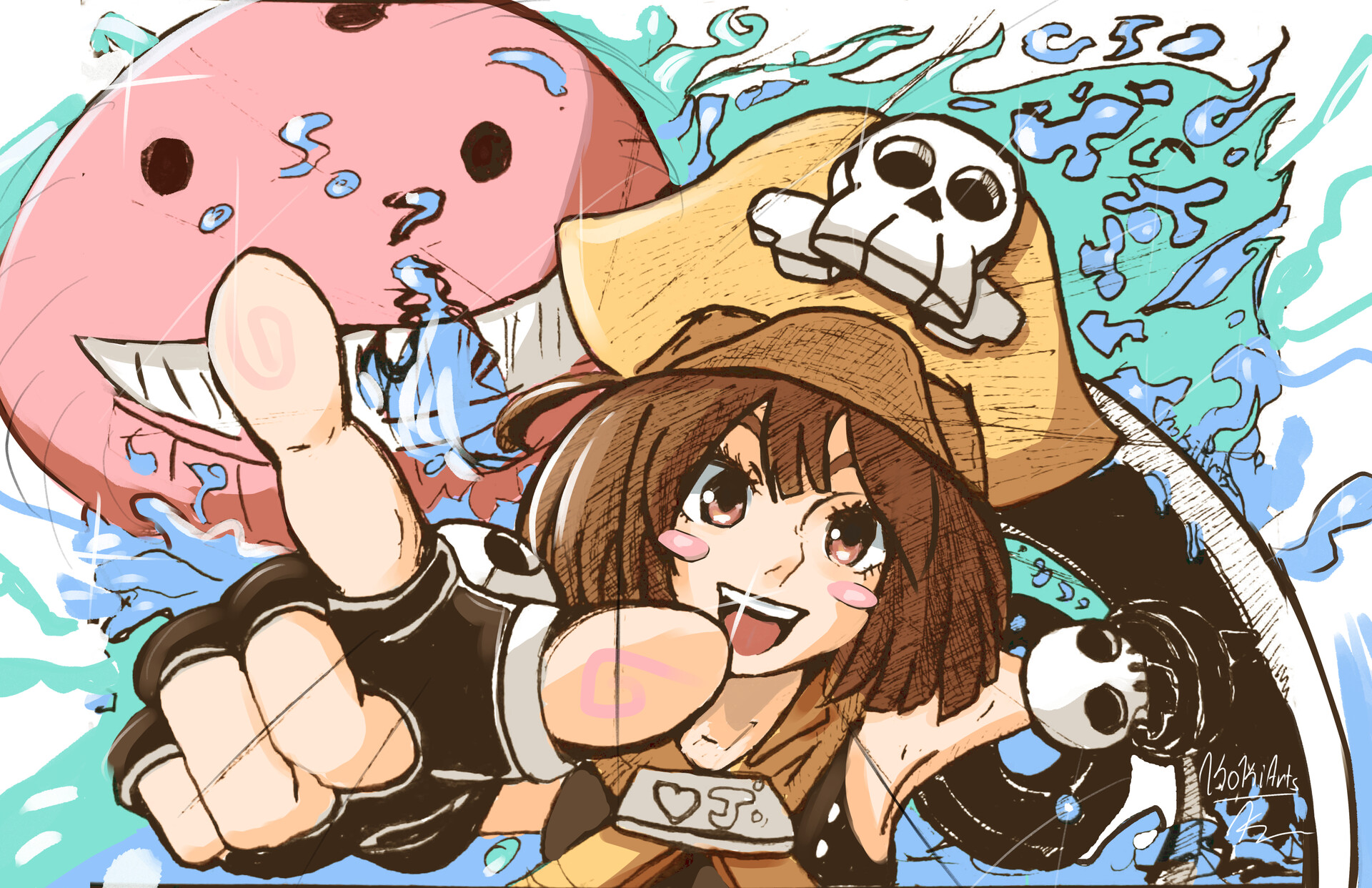 KokiArts_ - May Fanart Sketch (Guilty Gear)