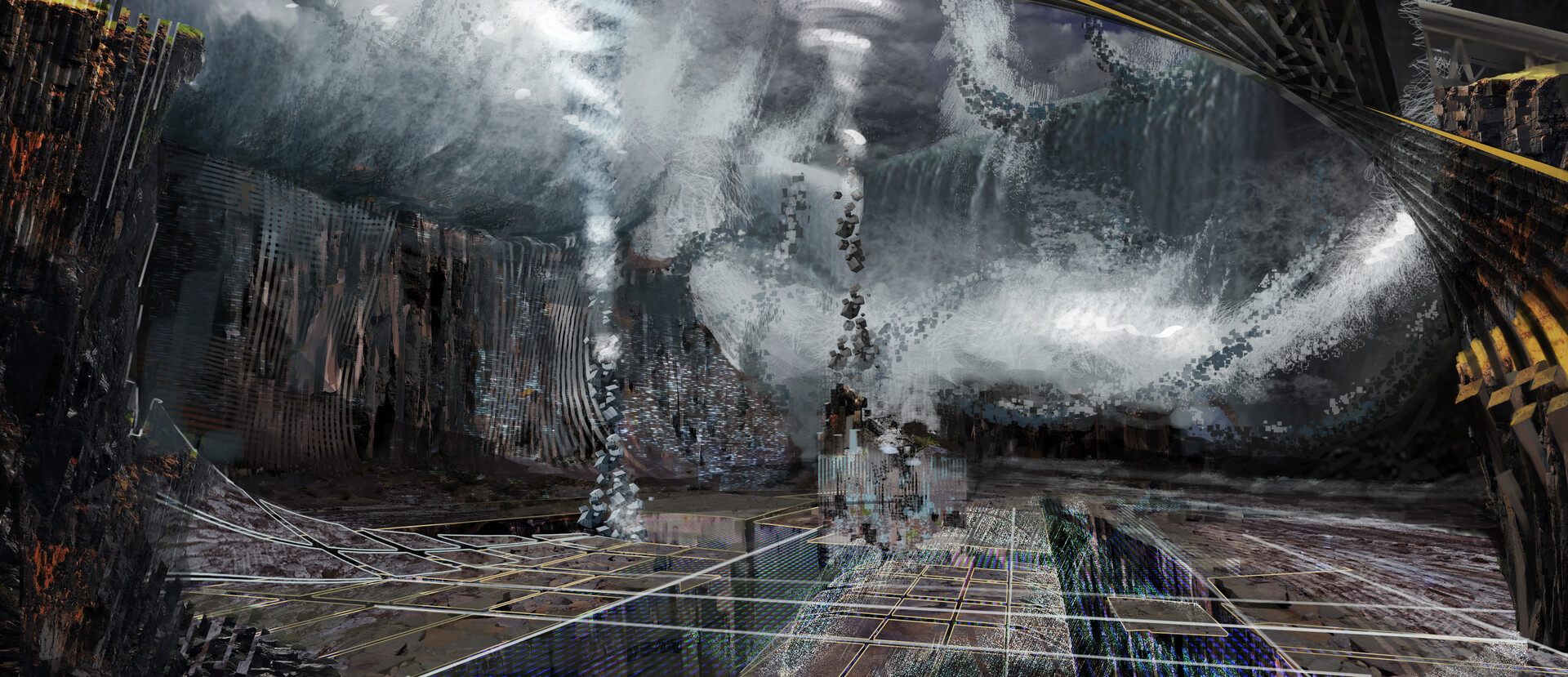 ArtStation - Corrupted Waterfalls