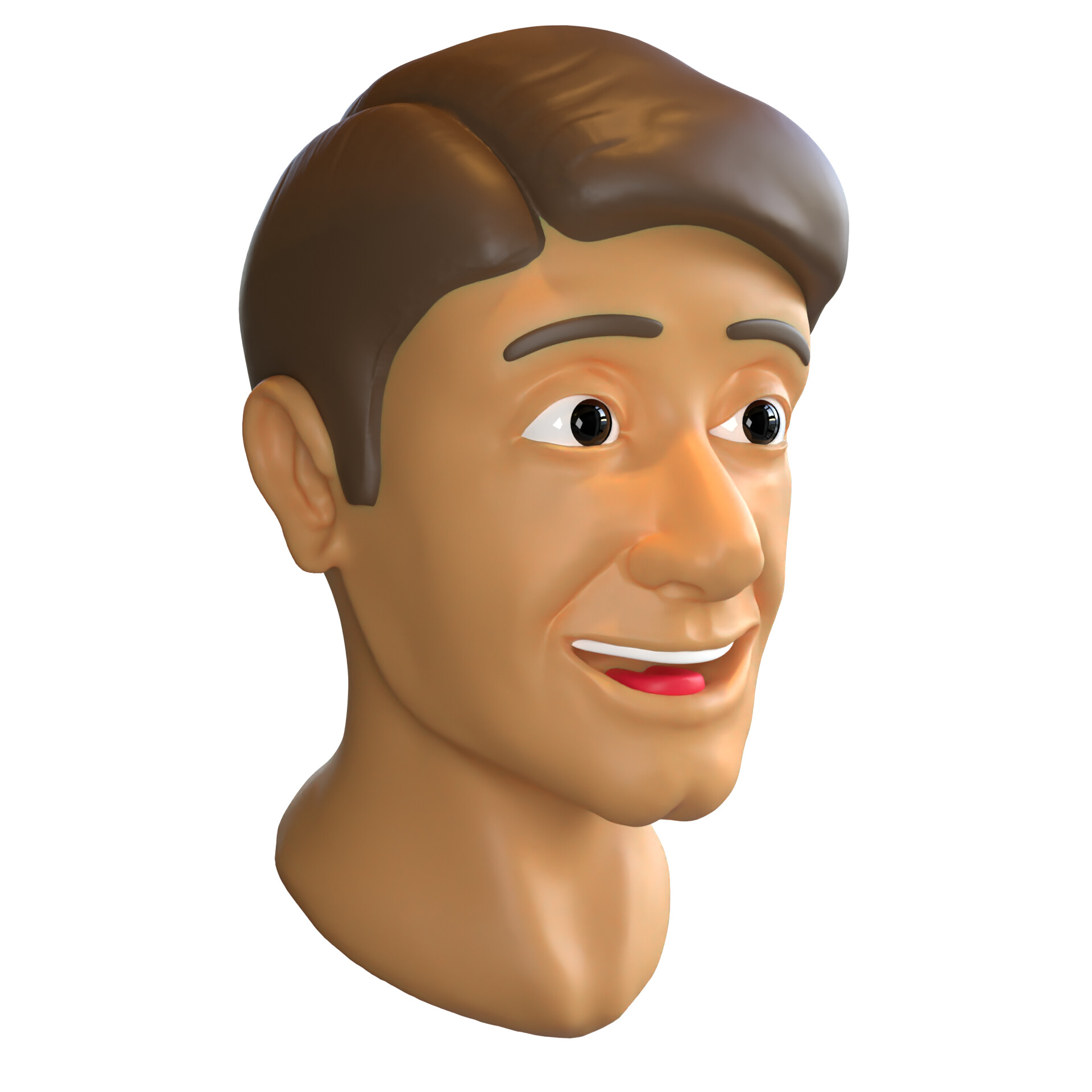 Ryan King - Sculpting a Stylized Face For Beginners (Blender Tutorial)