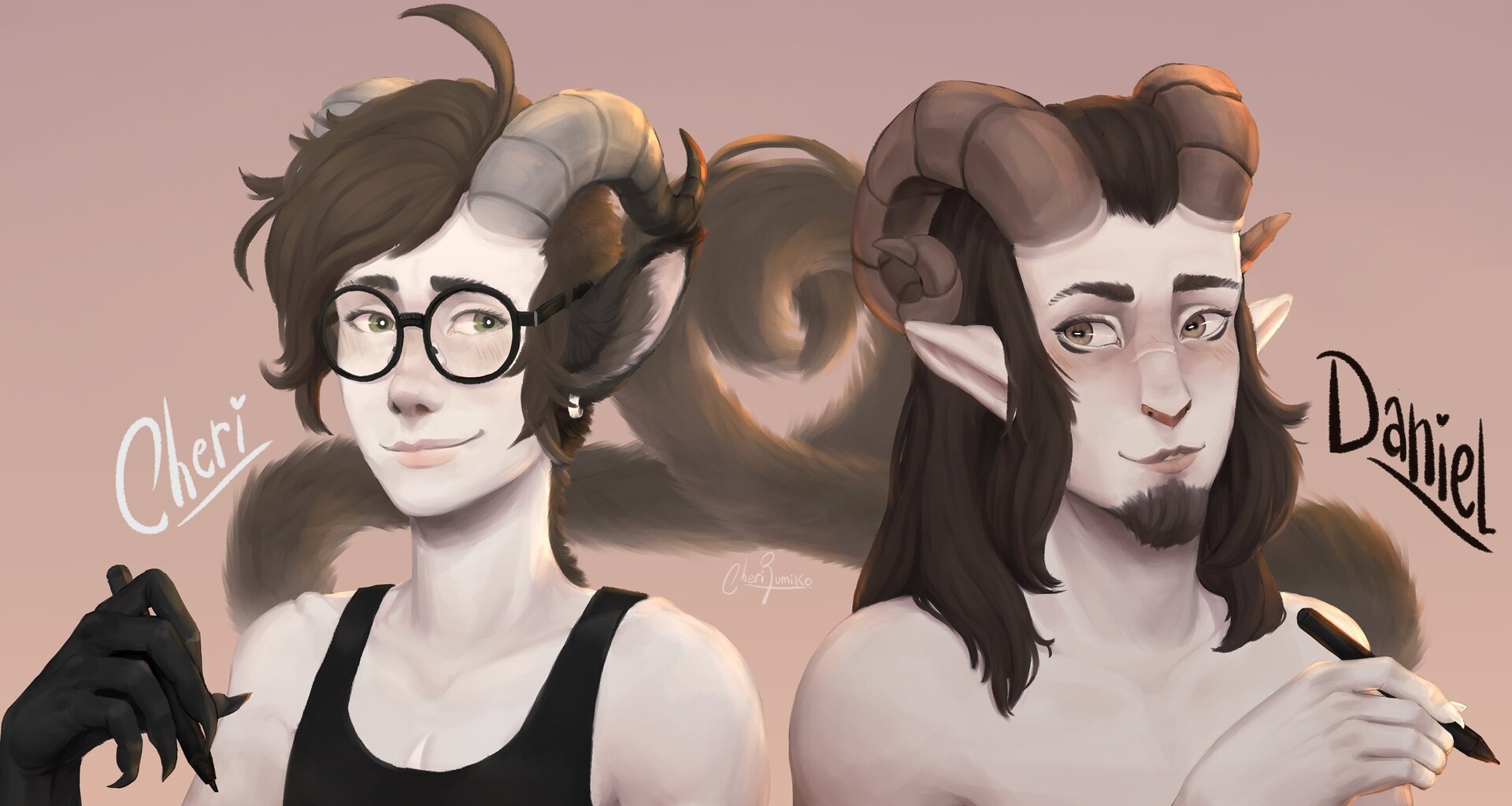 ArtStation - Icon match for my partner and me~
