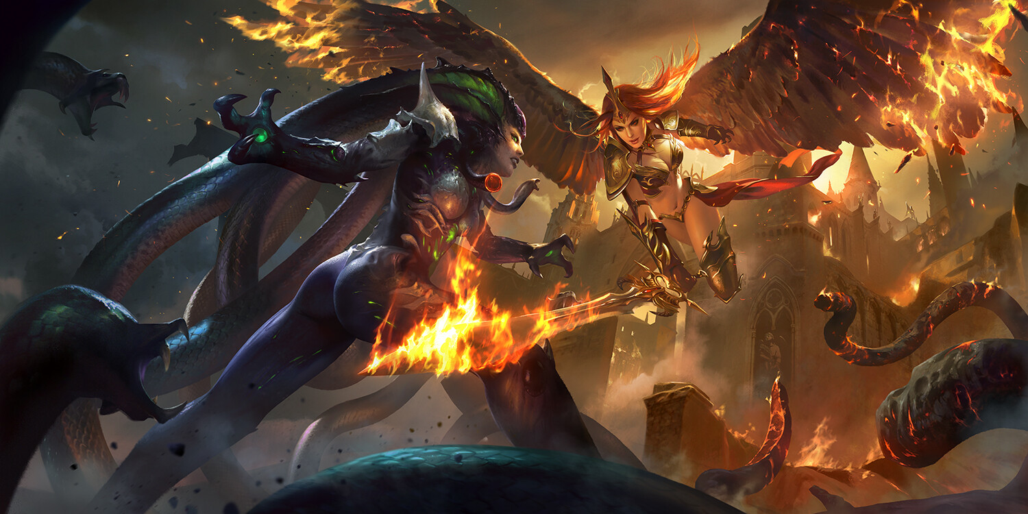 Concept Art House - Loading Screen - League of Angles III