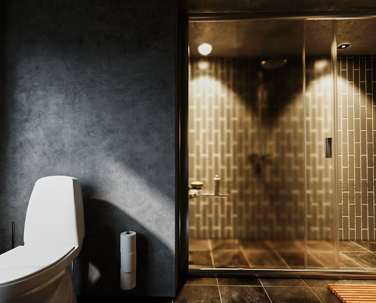 Sebastian Skou - High Contrast Bathroom