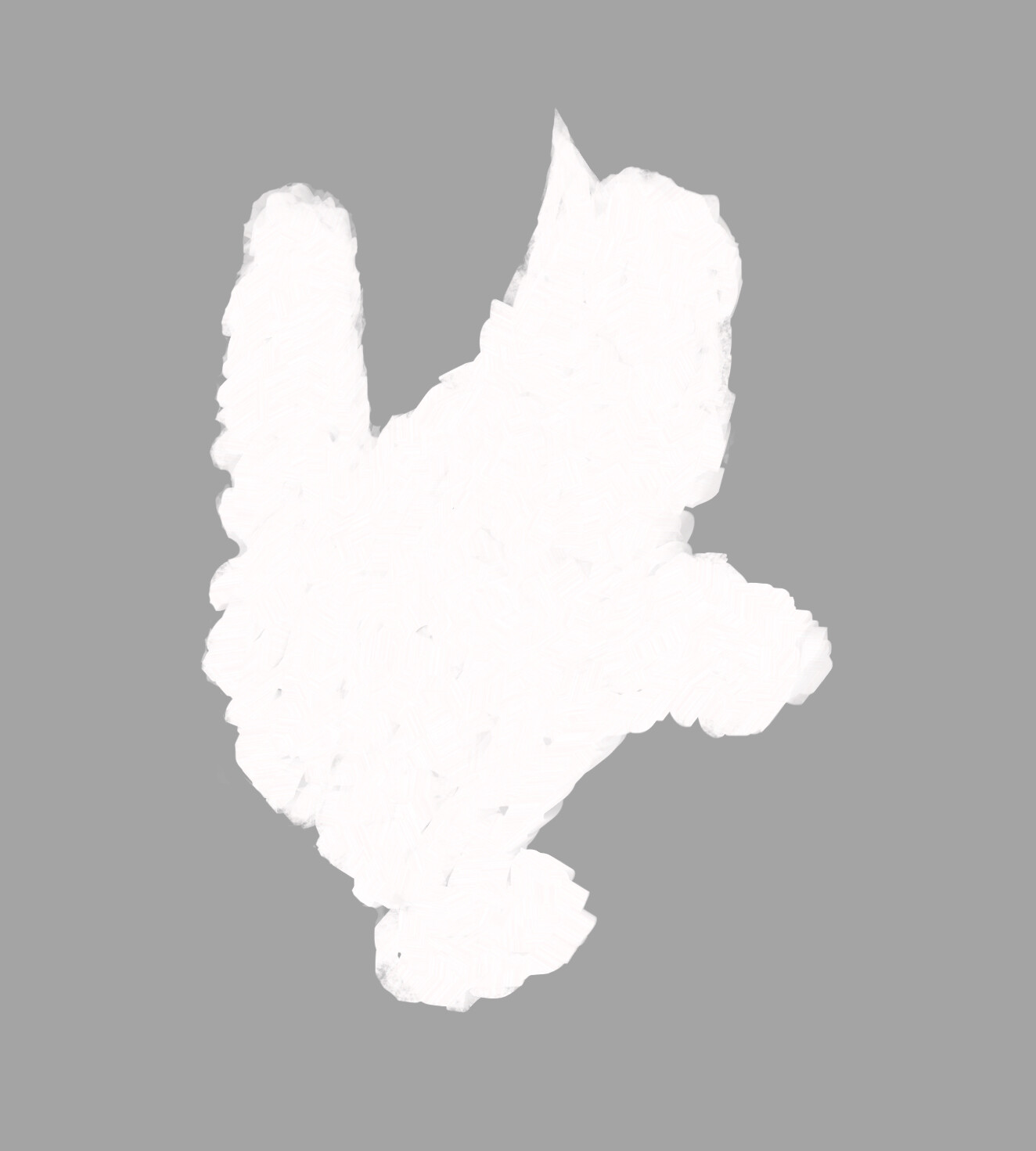 ArtStation - White fluffy cat