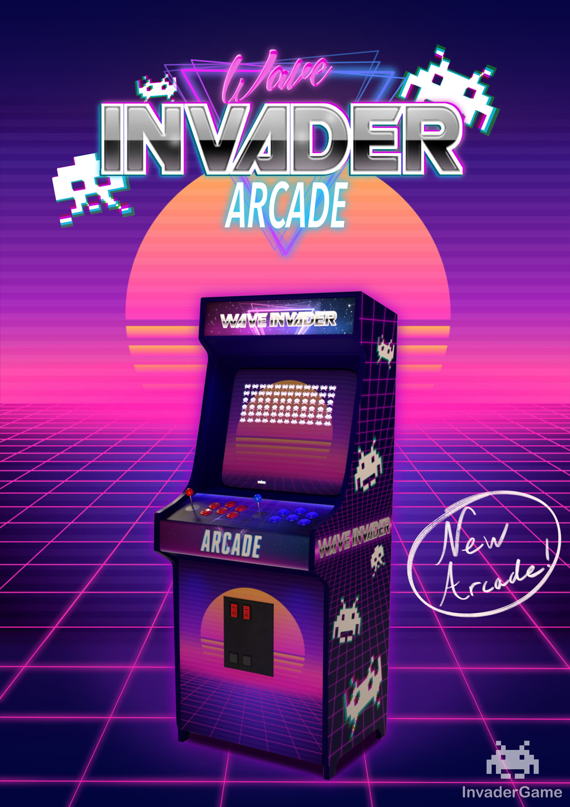 ArtStation - Wave Invader Arcade