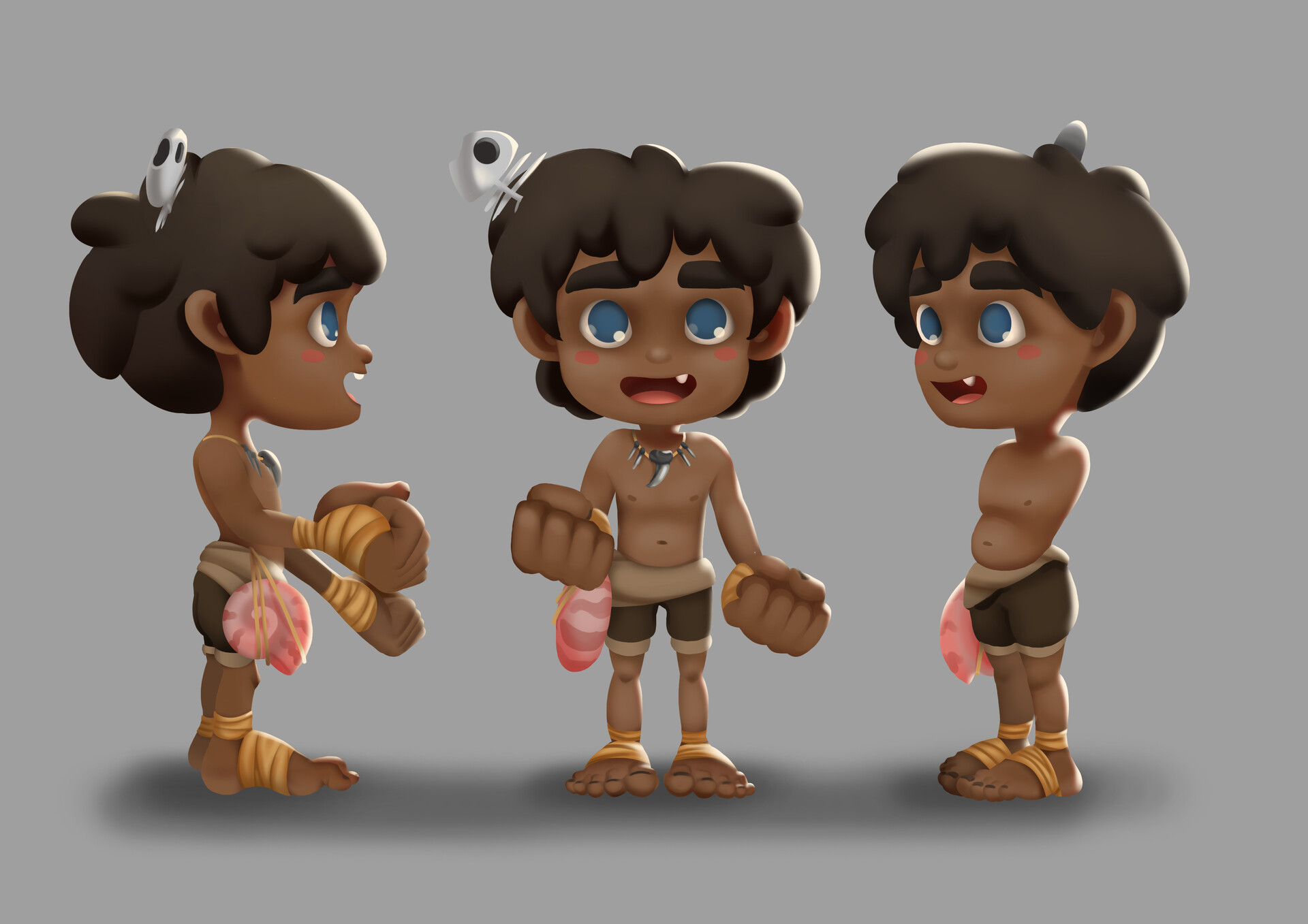 ArtStation - Neolithic characters for 3D