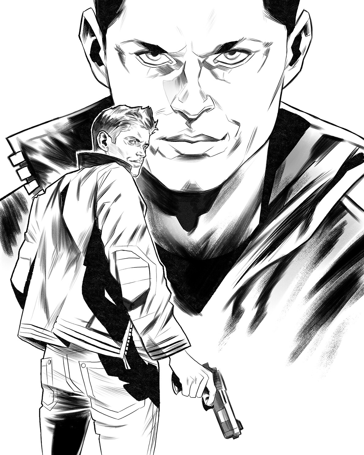 Supernatural Dean Drawings