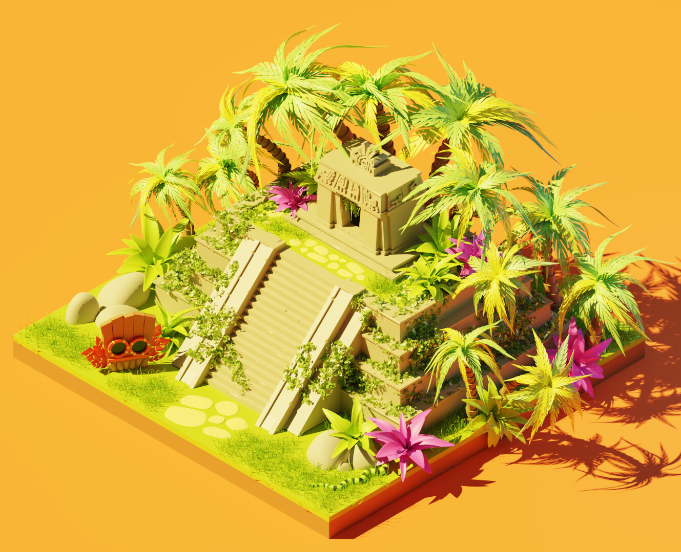 ArtStation - Aztec Temple