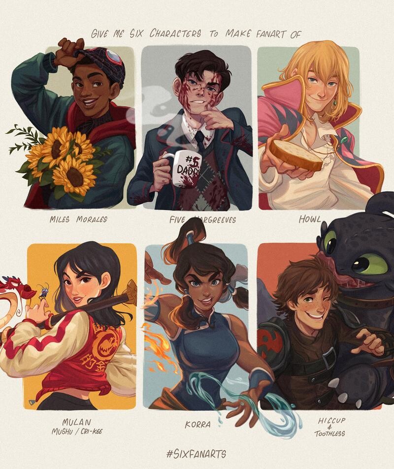 ArtStation - Six Fanarts Challenge