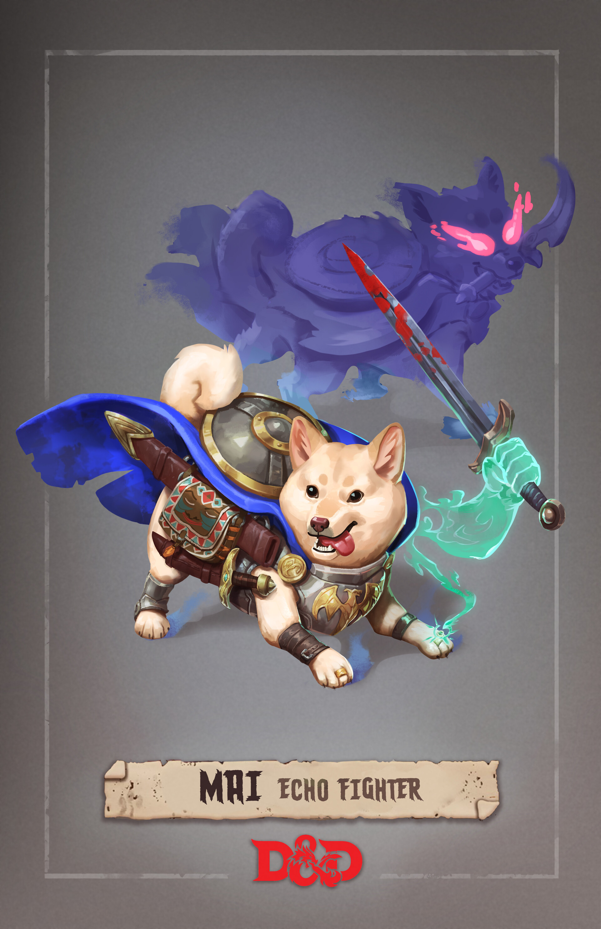 ArtStation - MAI - Shiba Echo Fighter