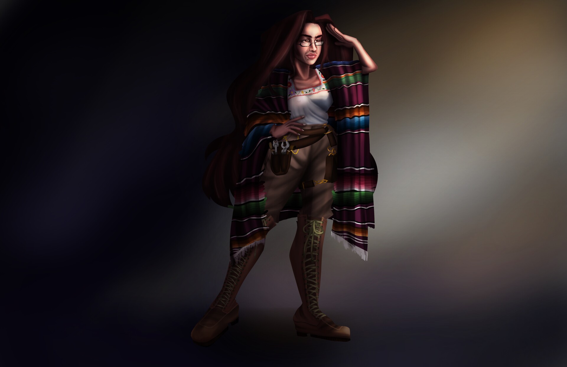 ArtStation - The Time Traveler - Character Design and Turnaorund