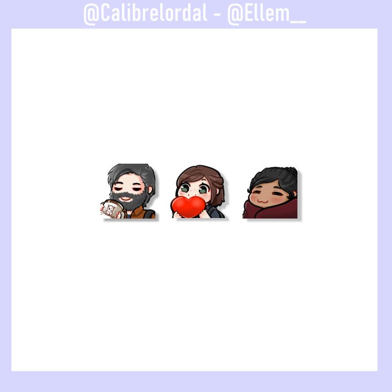 ArtStation - Twitch emote commission for Vaqrgaming