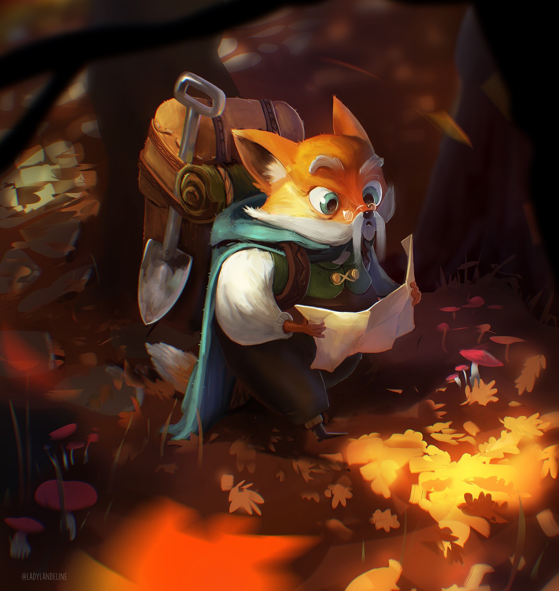 ancient fox art