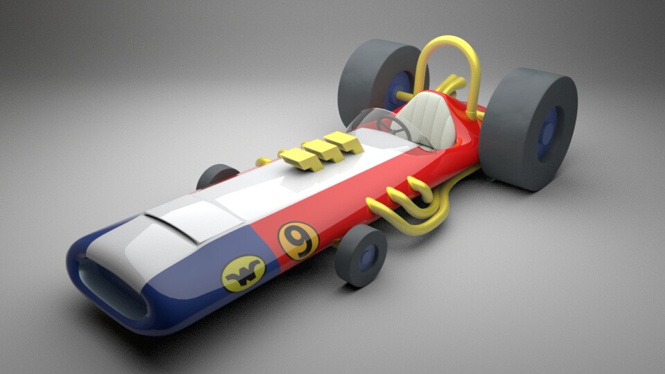 ArtStation - Wacky Races' Varoom Roadster