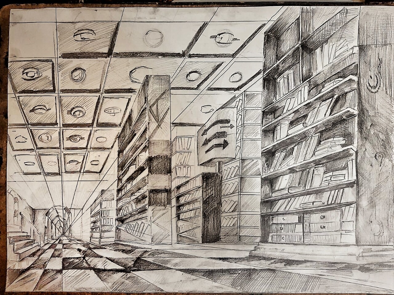 One Point Perspective Art