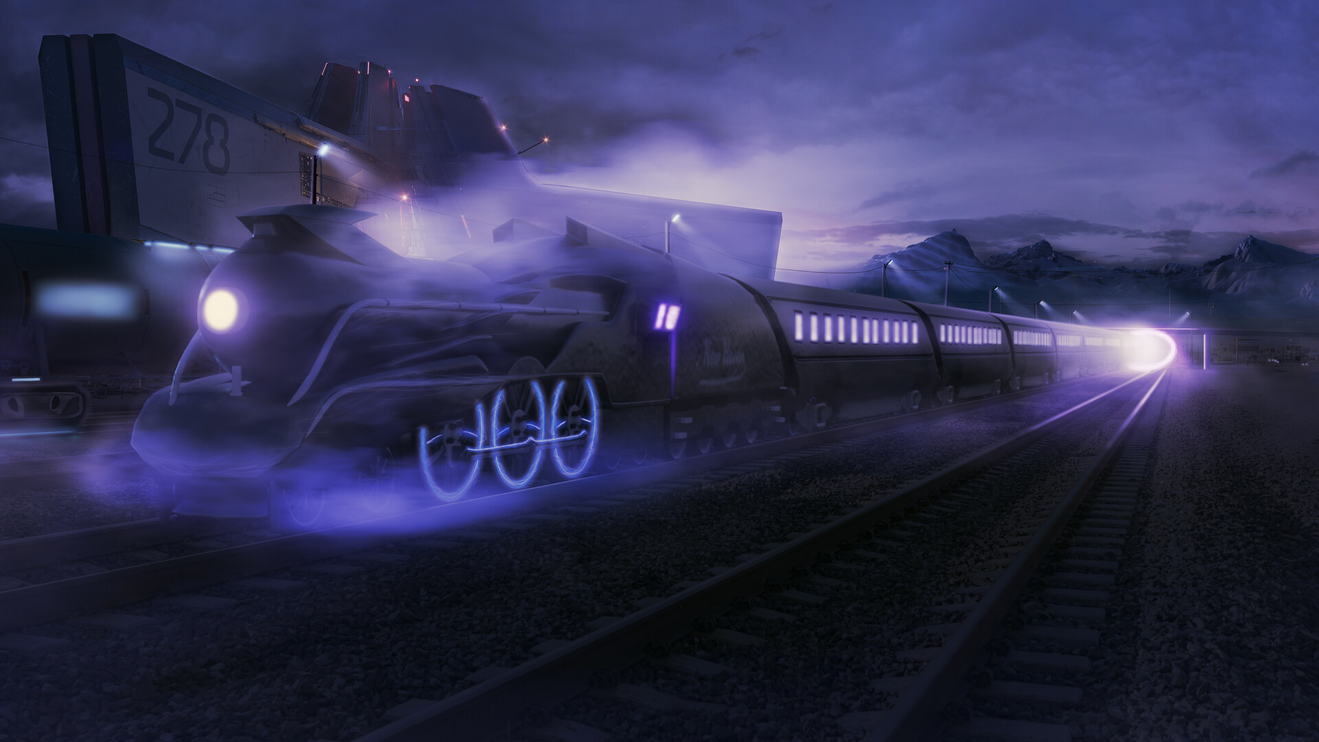 ArtStation - Train from a distant land