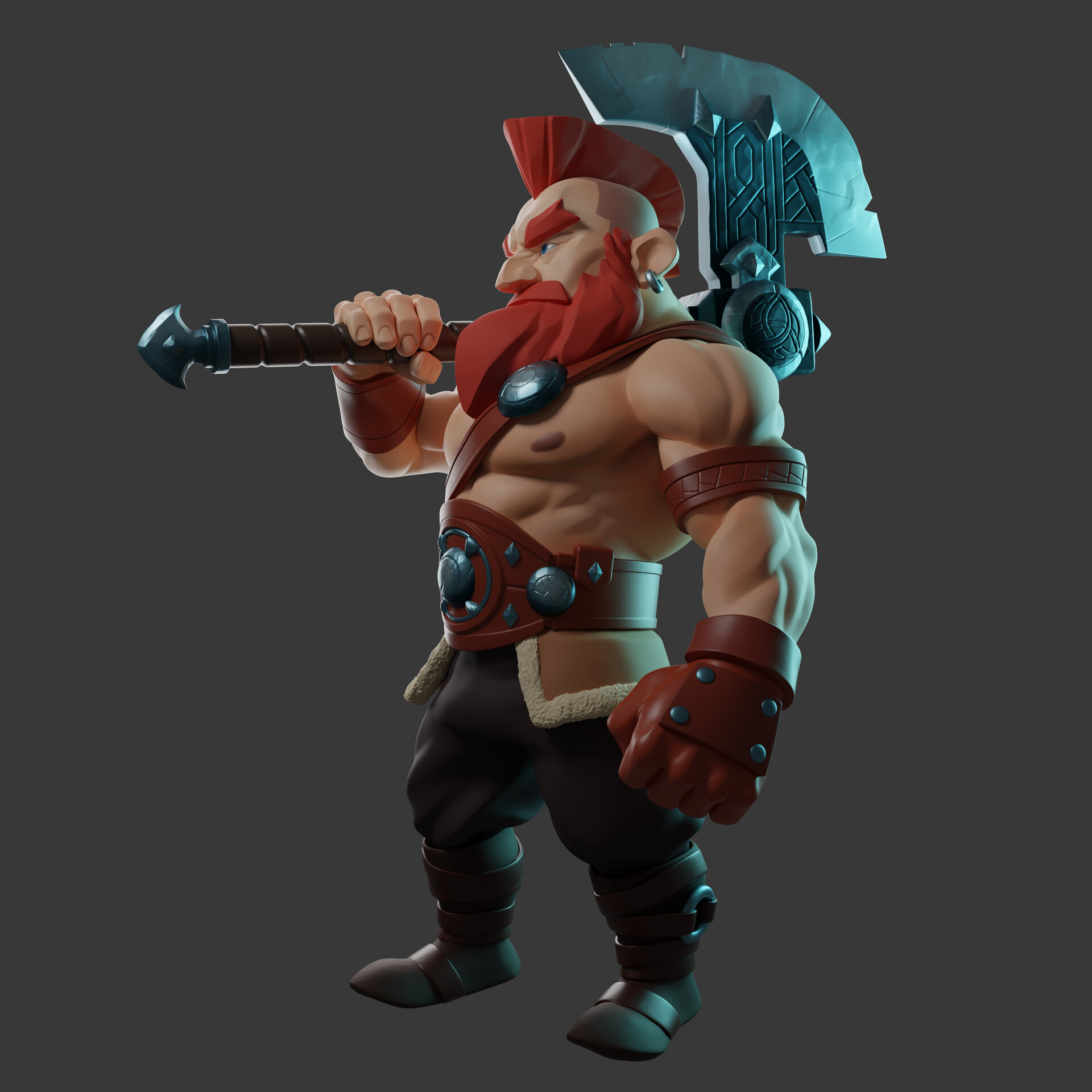 ArtStation - Northgard Unit Dwarf