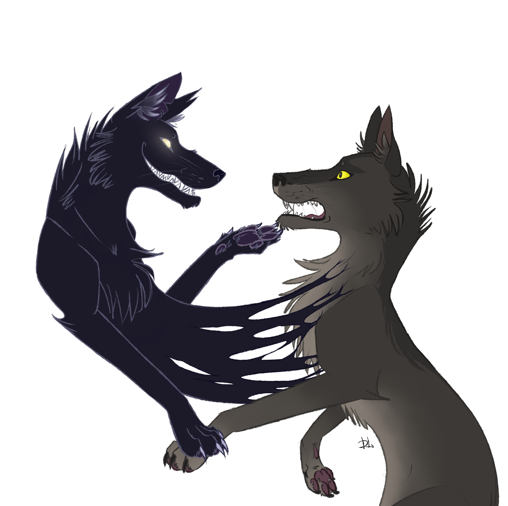 ArtStation - Your evil shadow has a cup of tea