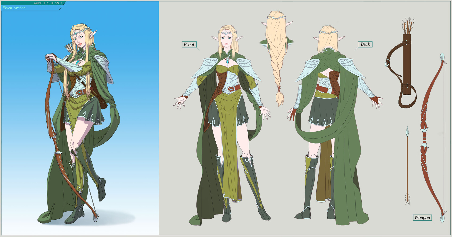 ArtStation - Elven Archer