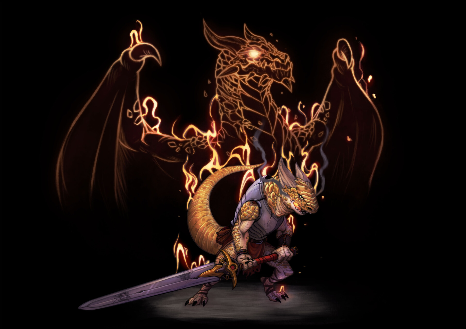 ArtStation - D&D Commission - Kobold Barbarian