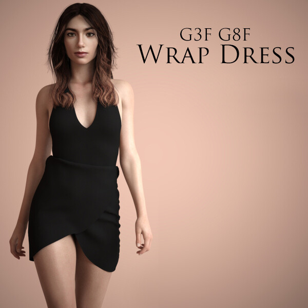 ArtStation - G3F G8F Wrap Dress